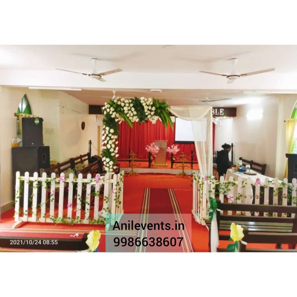 Church Decoration – Anil Events Bangalore